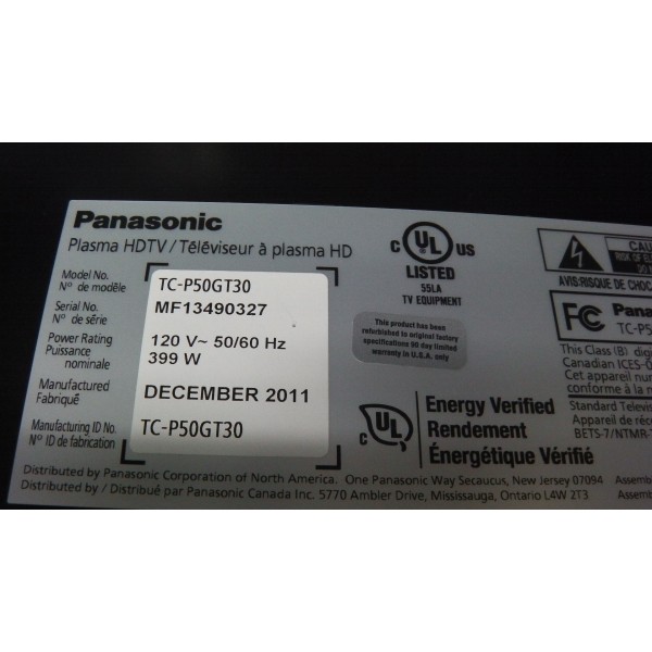PANASONIC Buffer C2 TNPA5319 / TC-P50GT30 - ALFA ELECTRONIQUE