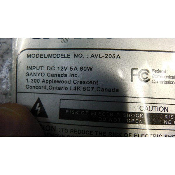 SANYO Inverter AP-2016A-A3 006-751-2C / AVL-205A - ALFA ELECTRONIQUE