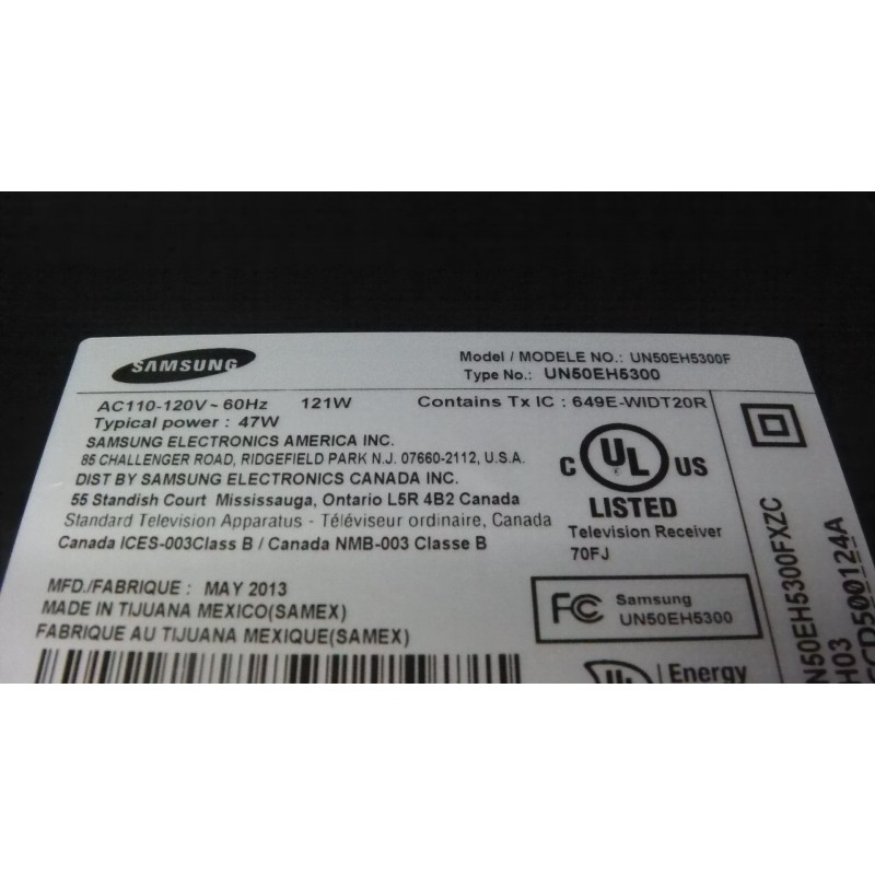 SAMSUNG Carte T-CON TX-5550T03C04, T500HVN01.1 / UN50EH5300F - ALFA ...